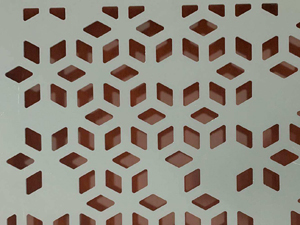 Painted Perforated Aluminium Sheet for Wall Cladding - Kingmets