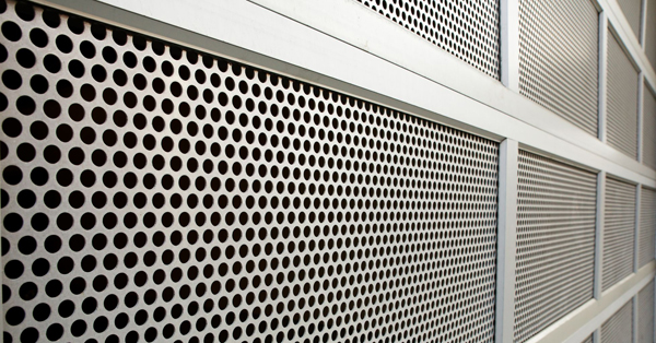 Powder Coated Punched Aluminum Cladding Sheet with Holes - Kingmets