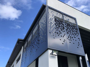 Laser Cut Perforated Aluminium Screens - Kingmets